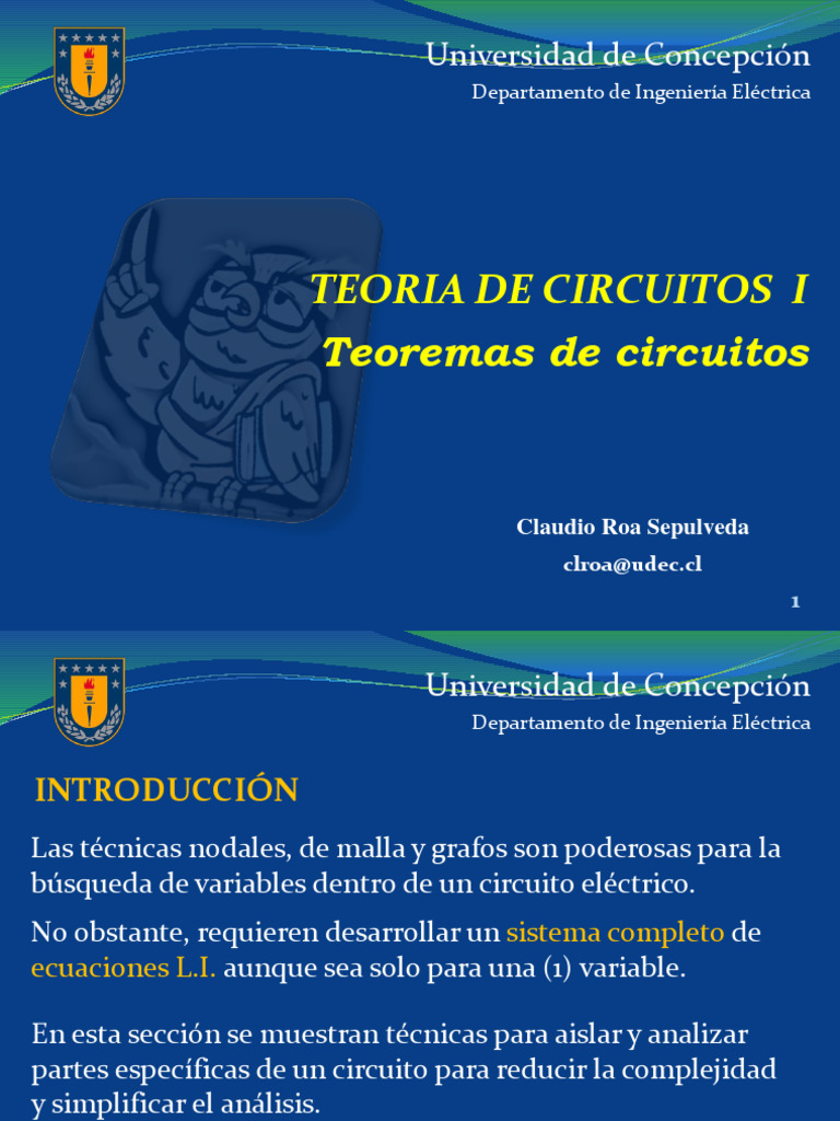 Clase 5 Teoremas de Circuitos CARS | PDF