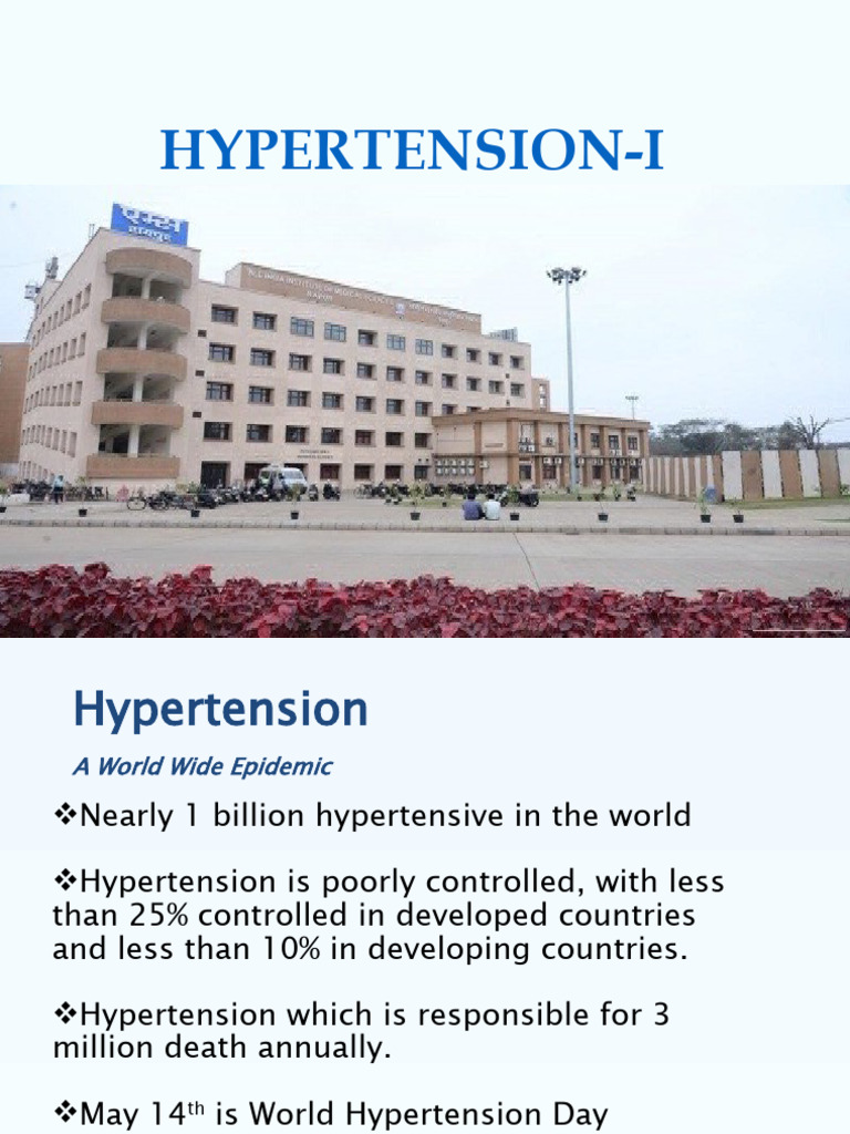 Hypertension Lecture | PDF | Hypertension | Blood Pressure