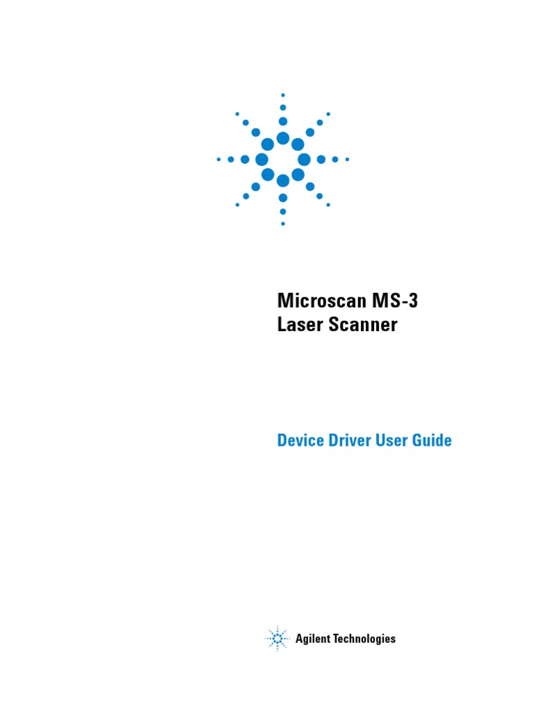 Microscan MS-3 Laser Scanner: Device Driver User Guide | PDF | Barcode ...