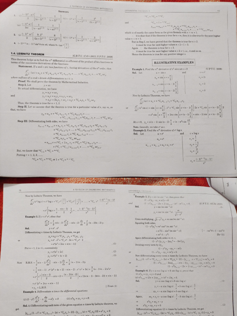 Leibnitz Theorem | PDF