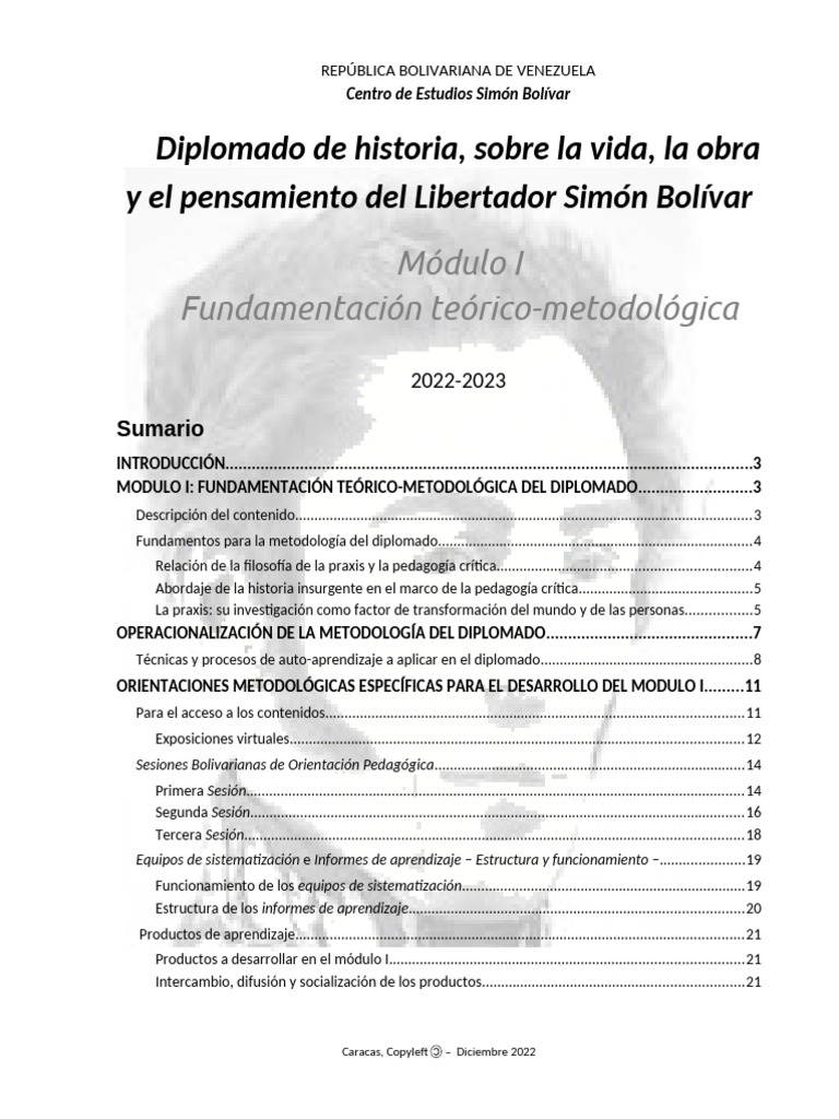 Módulo I - Material Didáctico Metodológico Diplomado de Historia, Sobre ... Módulo I - Material Didáctico Metodológico Diplomado de Historia, Sobre ...