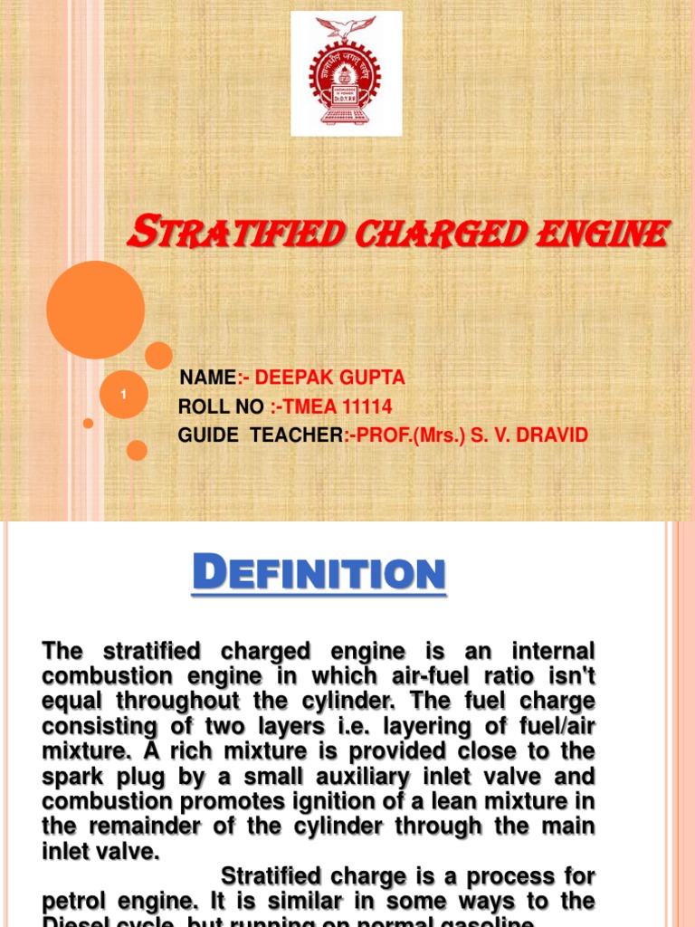 Stratified Charged Engine | PDF | Internal Combustion Engine | Diesel ...
