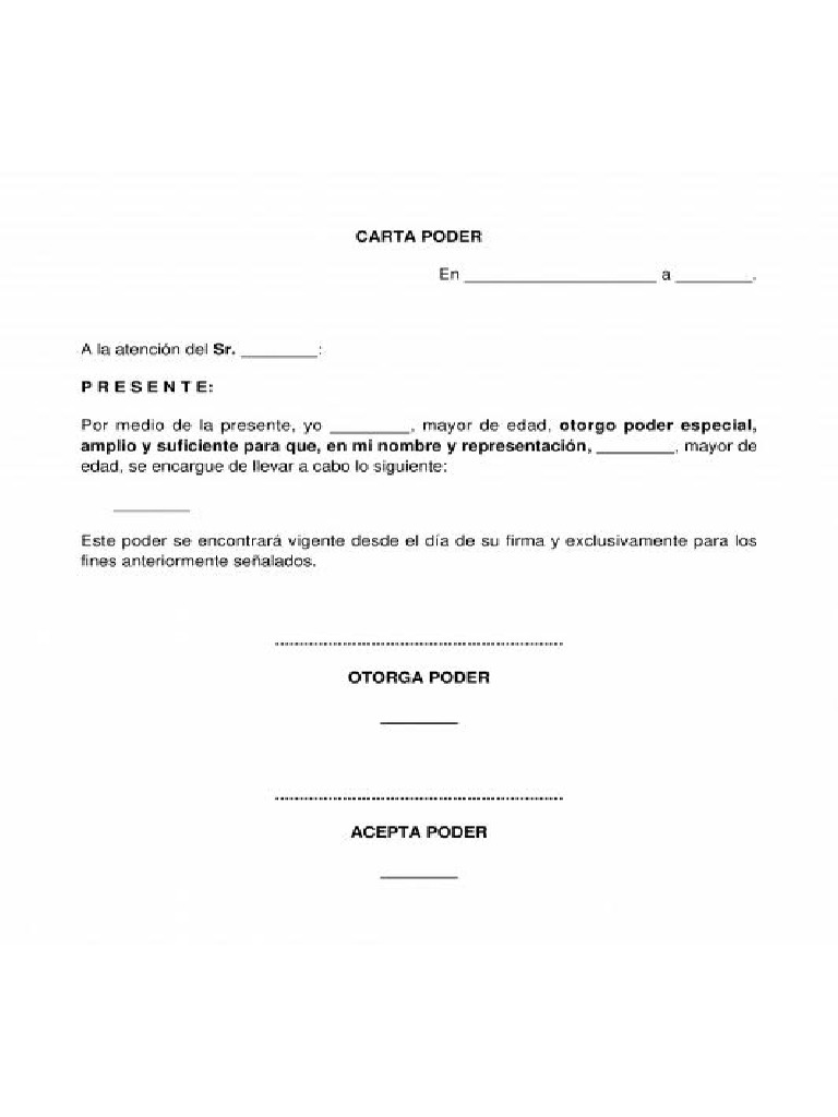 Carta Poder .JPG | PDF