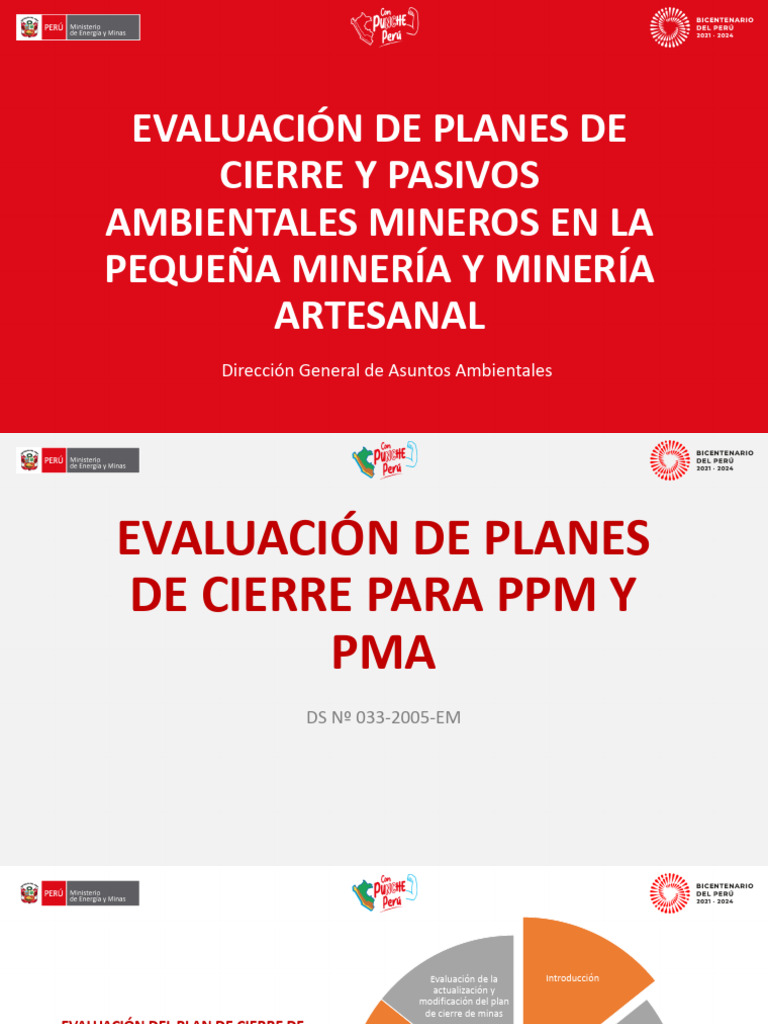21.08 DEAM-DGAAM Evaluación de Planes de Cierre y Pasivos Ambientales Mineros en PM y MA - Joyce ...