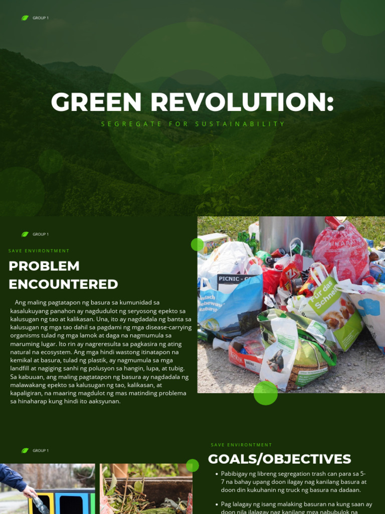 Green Modern Environment Presentation - 20230921 - 221616 - 0000 | PDF