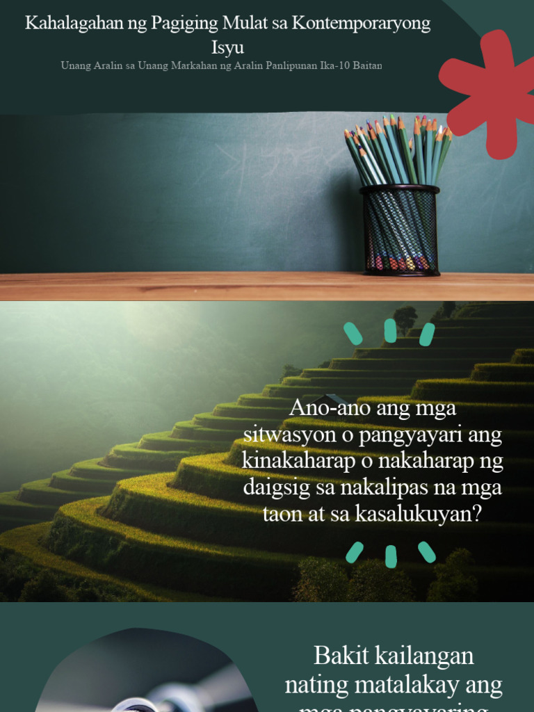 AP10-Q1W1-Kontemporaryong Isyu | PDF