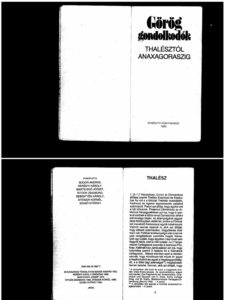 Gorog Gondolkodok | PDF