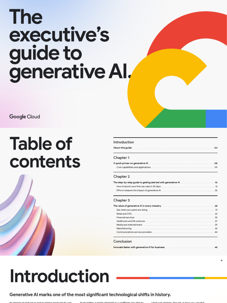 Exec Guide Gen Ai Pdf Artificial Intelligence Intelligence Ai