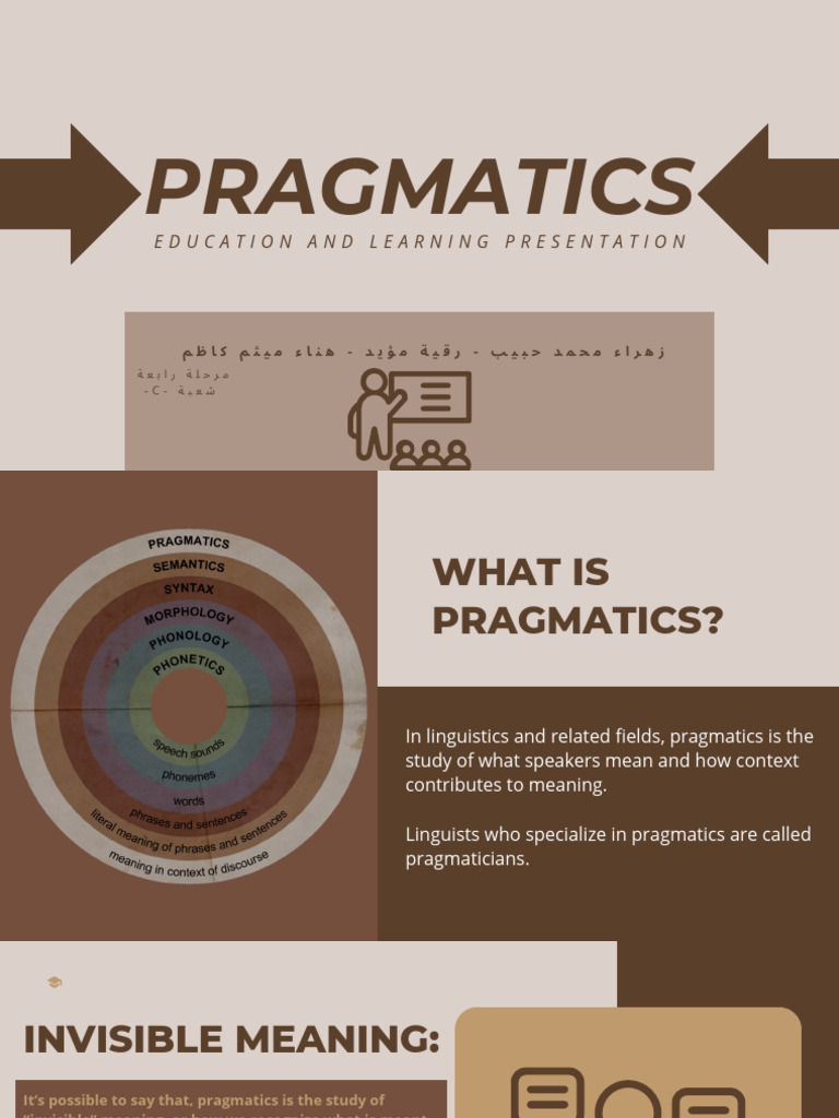 Pragmatics | PDF | Question | Semantics