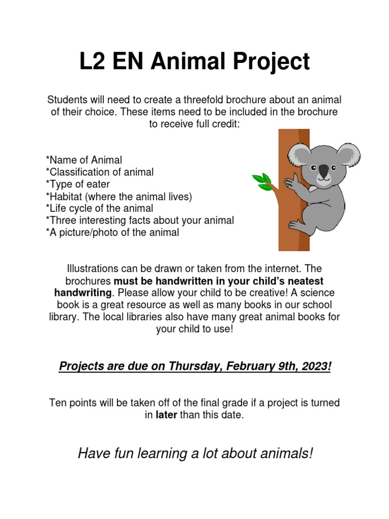 Animal Project | PDF