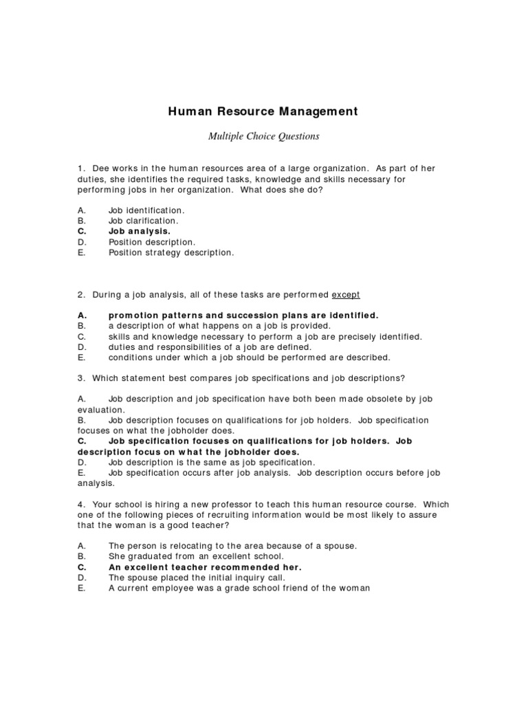 Human Resource Management | PDF | Employment | Human Resource Management
