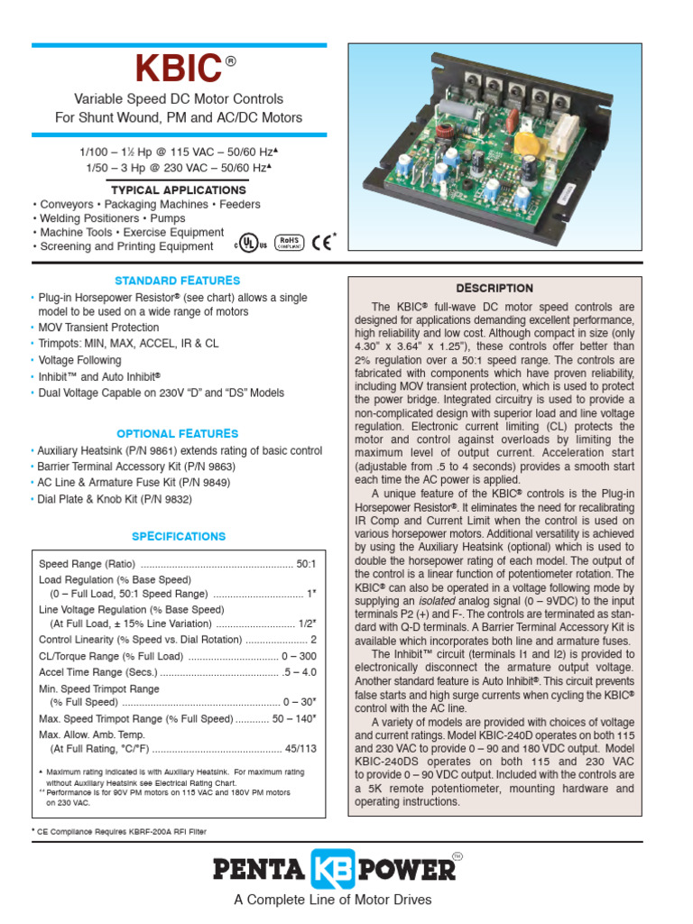 Kbic 0719 | PDF | Electric Motor | Alternating Current