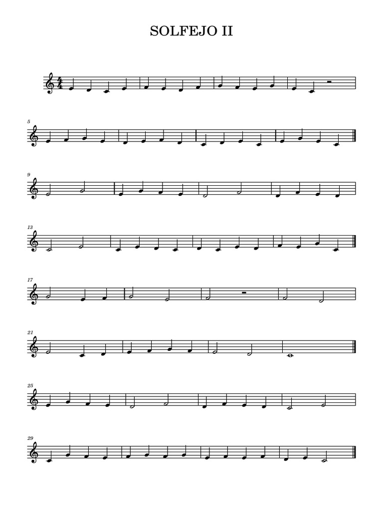 Introduction to Solfejo Musical | PDF
