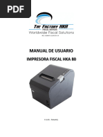 Aclas Pp9-Plus Manual | PDF | Impresora (Computación) | USB