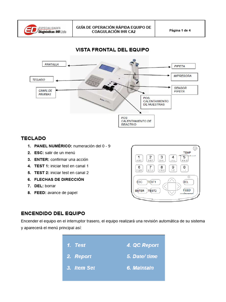 Guía Rápida Ihr Ca - 2 | PDF