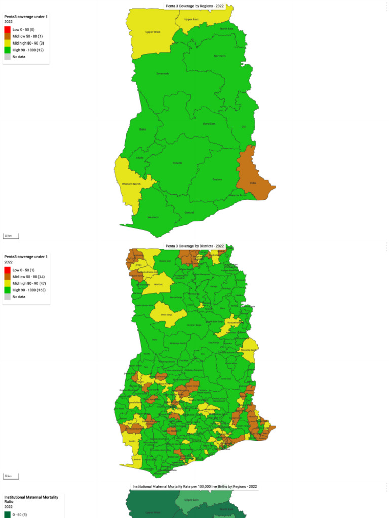Maps For Penta3 and MMR For 2022 | PDF