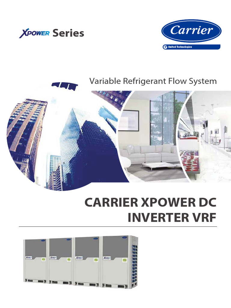 Carrier Xpower VRF Systems Guide | PDF | Heat Exchanger | Air Conditioning