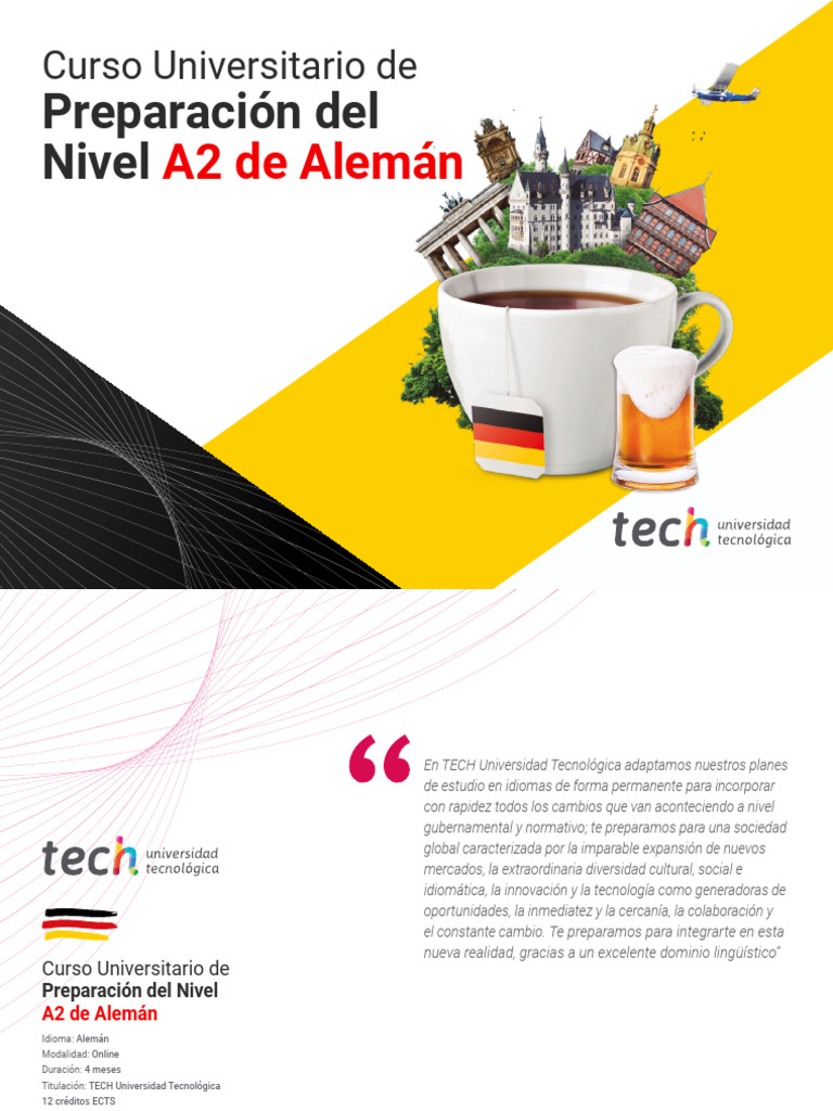 FORMATO Curso-Aleman-A2 | PDF | Aprendizaje | Enseñando