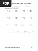 Grade 4 MDAS Worksheet with Answers | PDF
