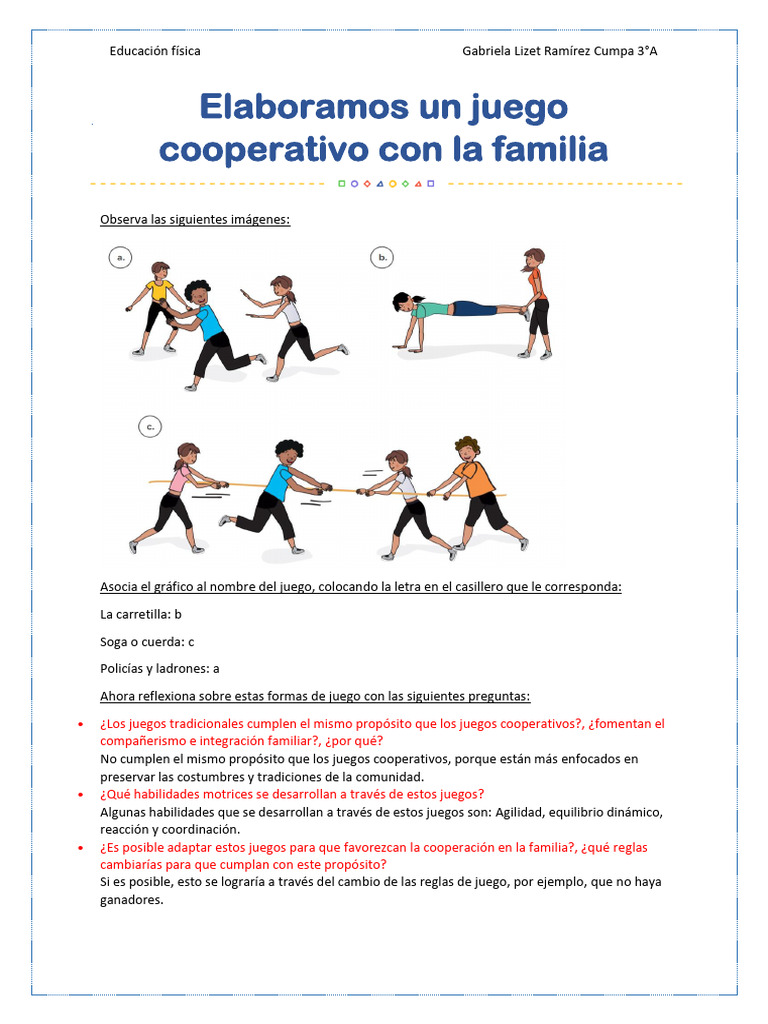 Eai 4 - Actividad 5 | PDF | Educación Física
