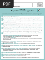 APS Documents' Checklist | PDF