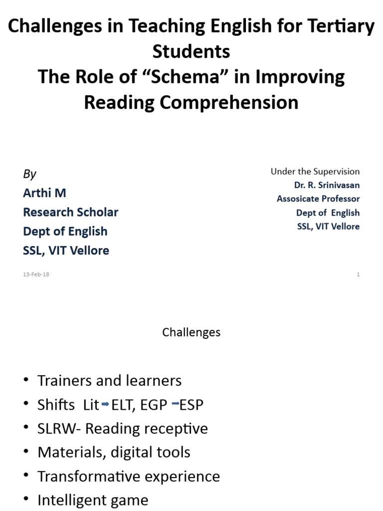 Schema | PDF | Schema (Psychology) | Reading Comprehension