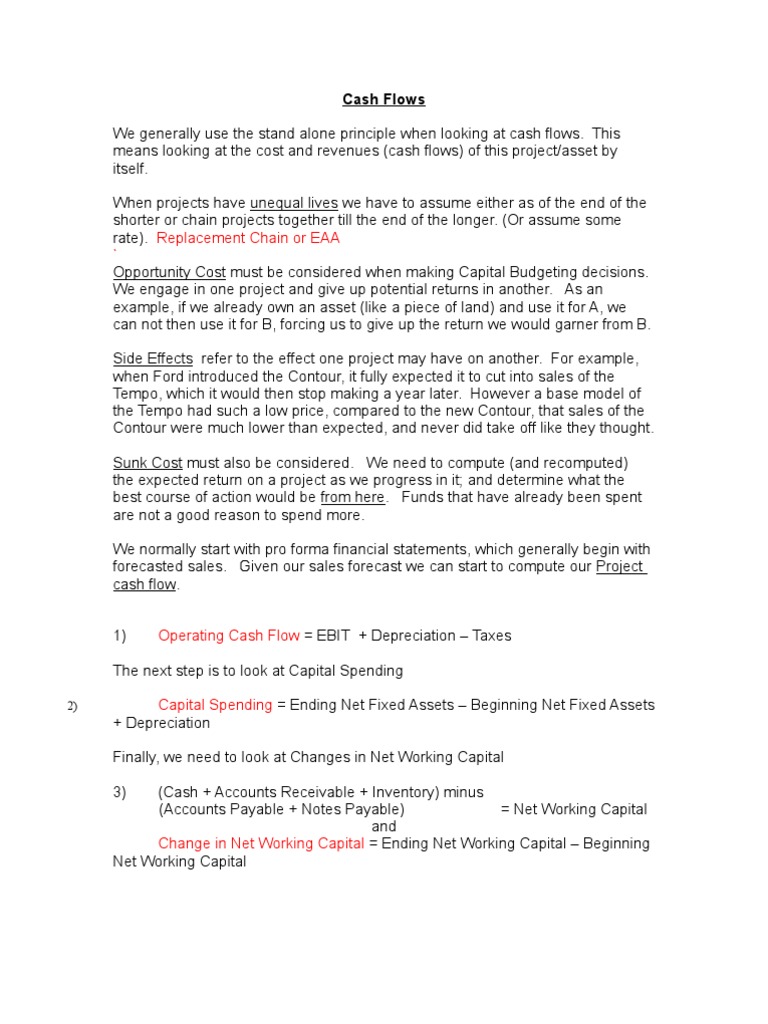 Cash Flow Notes | PDF | Retained Earnings | Equity (Finance)