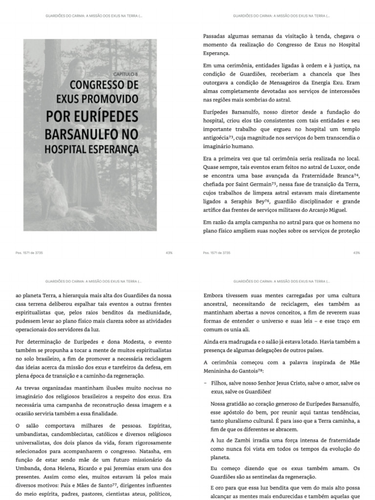 Exus, Guardiões Do Carma - Cap 08 | PDF