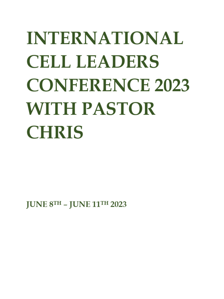 Iclc 2023 Notes | PDF