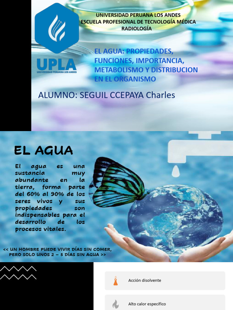 Bioquimica El Agua | PDF
