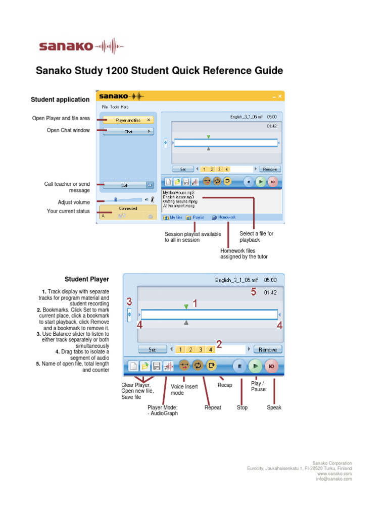 Sanako Student | PDF