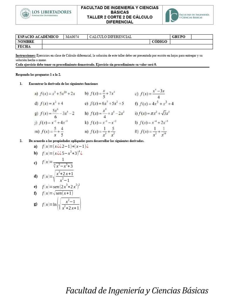 Taller 2 Corte 2 | PDF Taller 2 Corte 2 | PDF