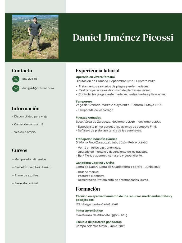 CV Daniel Jiménez | PDF