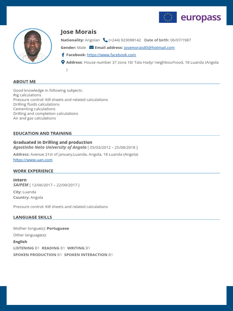 CV Jose Morais | PDF