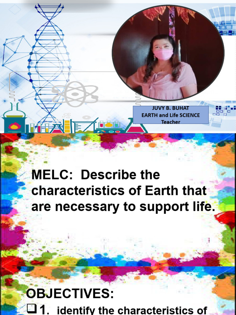Characteristics of Earth Supporting Life | PDF | Atmosphere | Earth