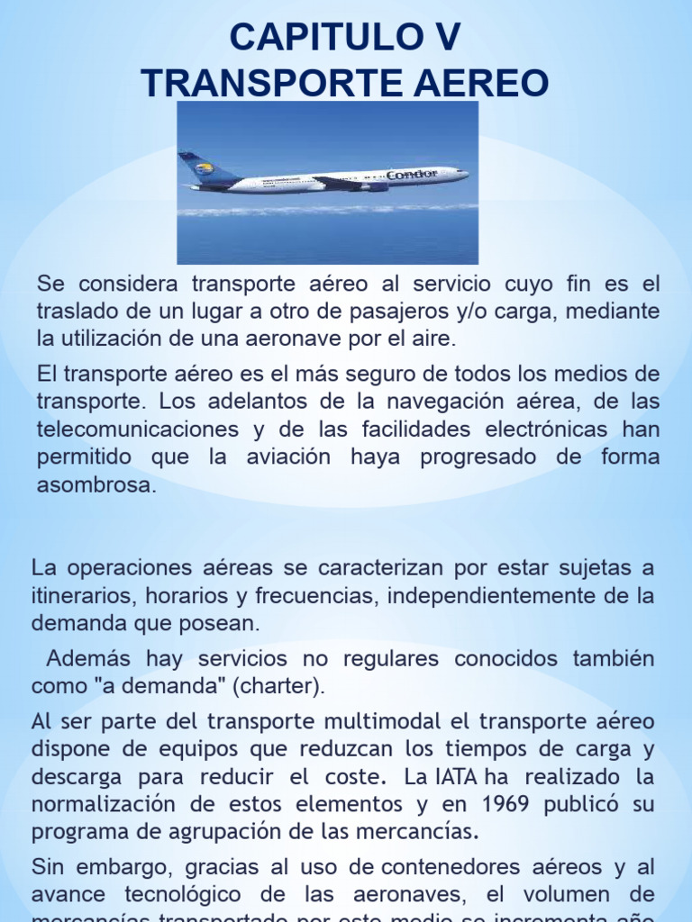 Capitulo V Transaereo | PDF | Aeropuerto | Aviación