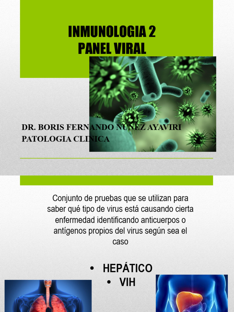 Panel Viral para Hepatitis y VIH | PDF | Hepatitis | Virus