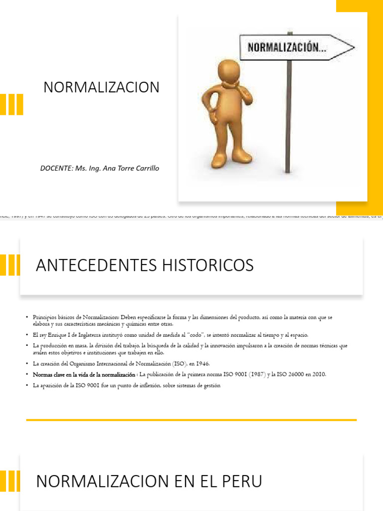 Normalización PDF | PDF | Estandarización | Calidad (comercial)