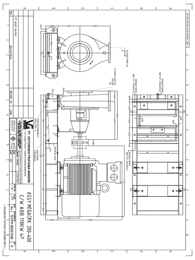 3. Exp-2&4 Export Pump Gad Mcpk 200-400, Abb 110kw 4p, Drip Tray-non ...