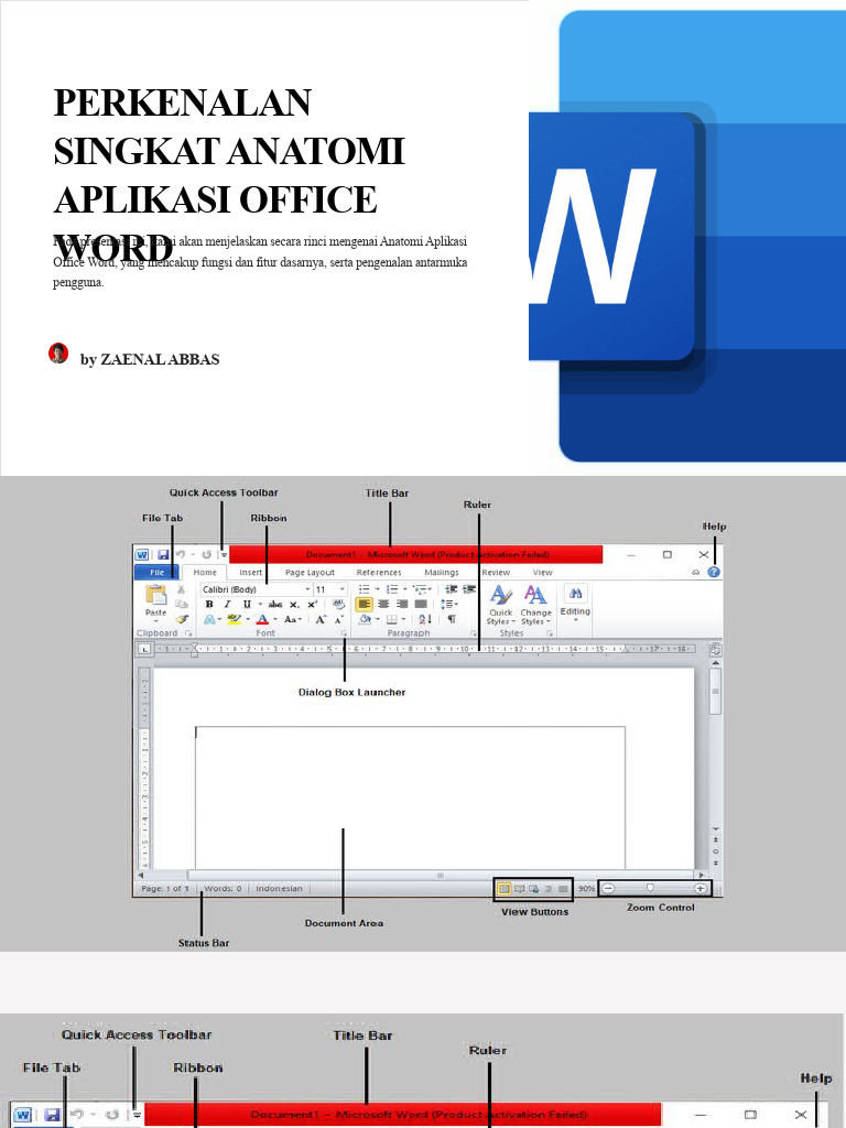 Anatomi Aplikasi Office Word | PDF