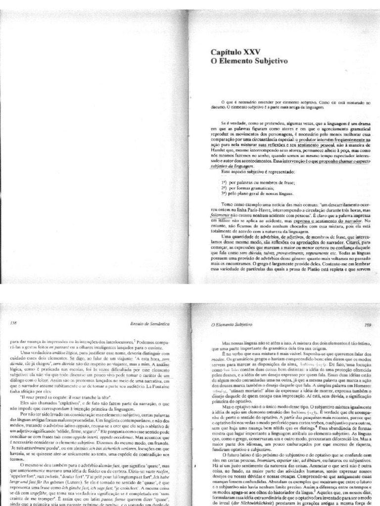 Michel Bréal - Ensaio de Semântica | PDF