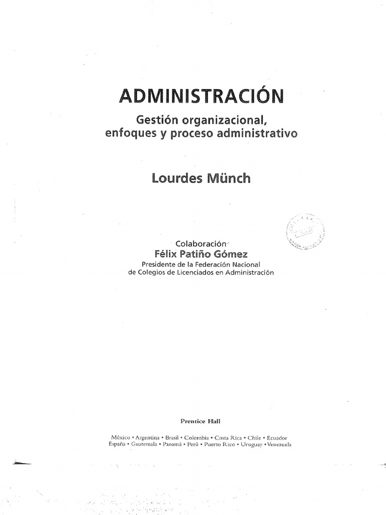 Libro - Administracion Gest - Enfoquesmunch | PDF