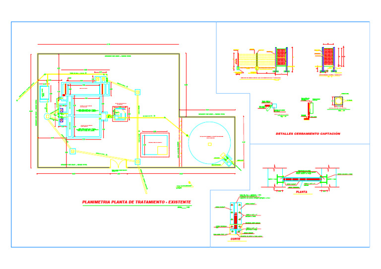 CAD PLANTA DE TRATAMIENTO-Modelo | PDF
