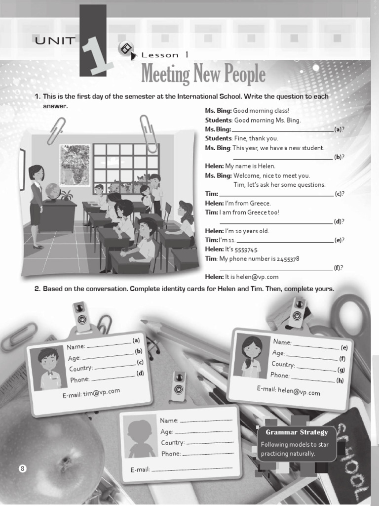 Unit One WB | PDF | Linguistics | Human Communication