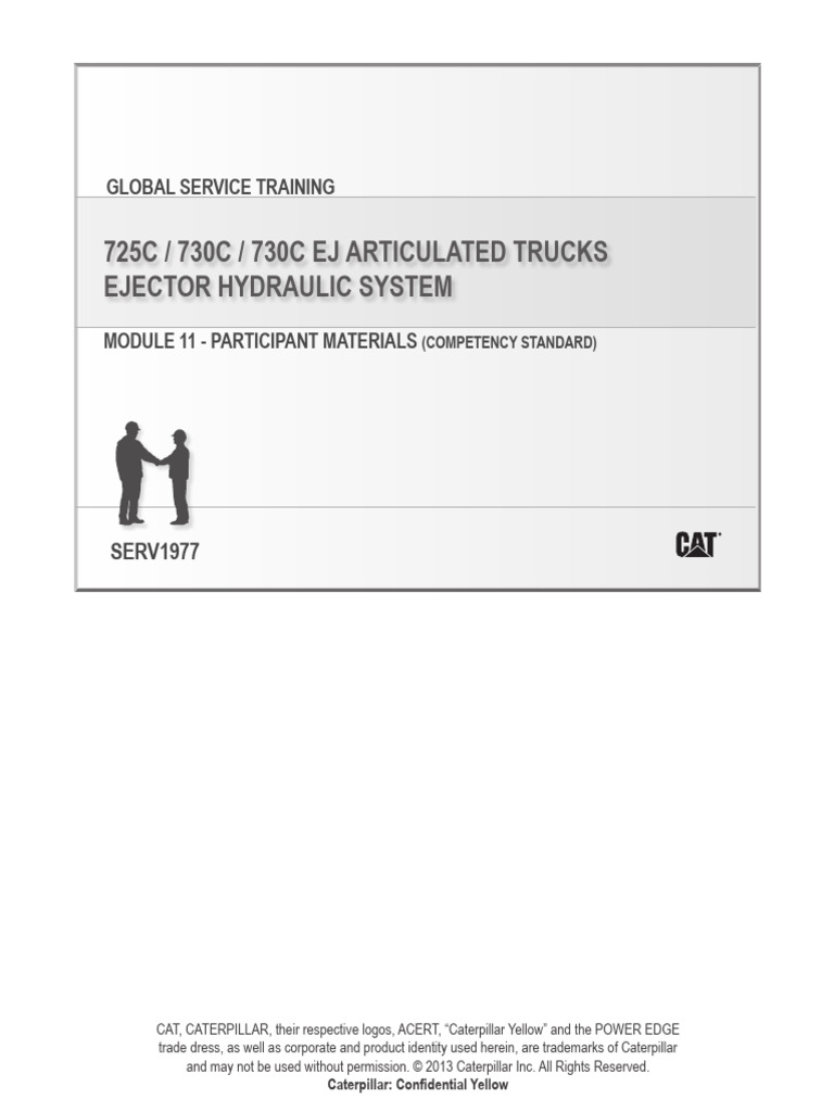 730C-725C T4F SVC ITTP M11 Eject Hyd Sys EN STU | PDF | Pump | Valve