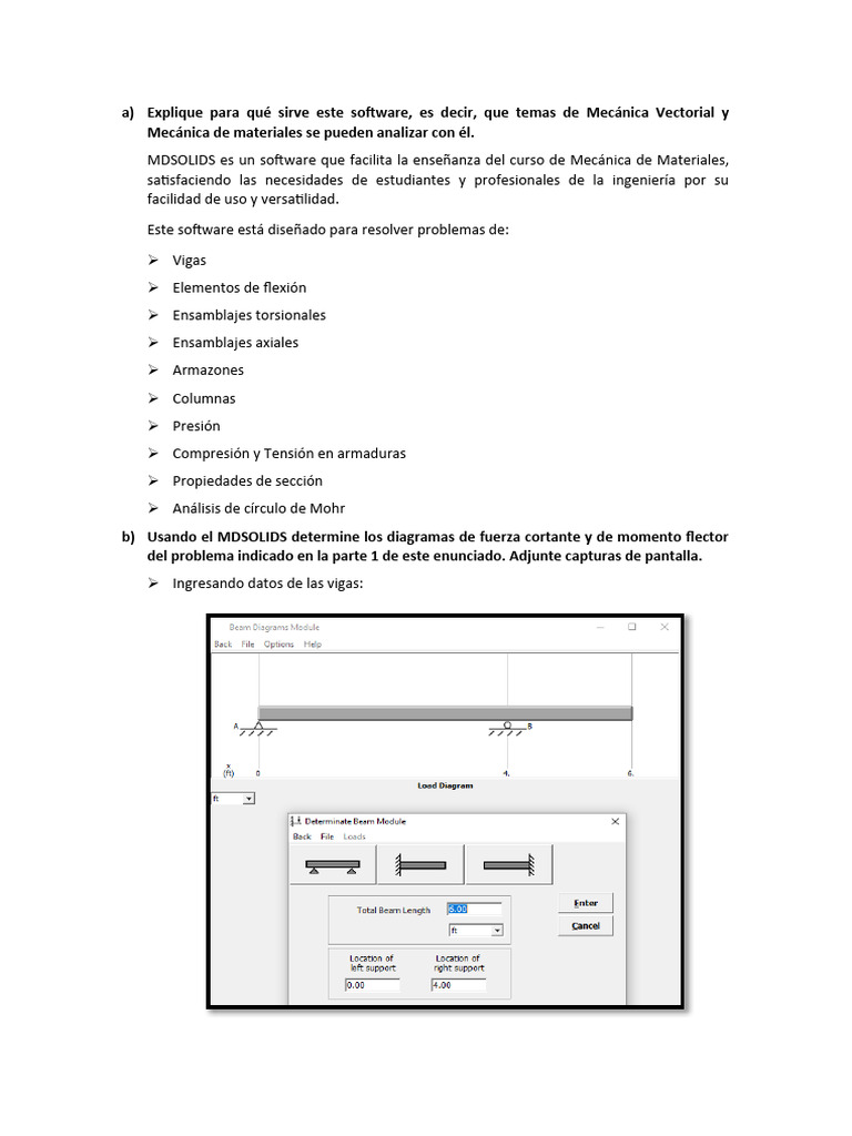 MDSOLIDS: Herramienta para Ingeniería | PDF