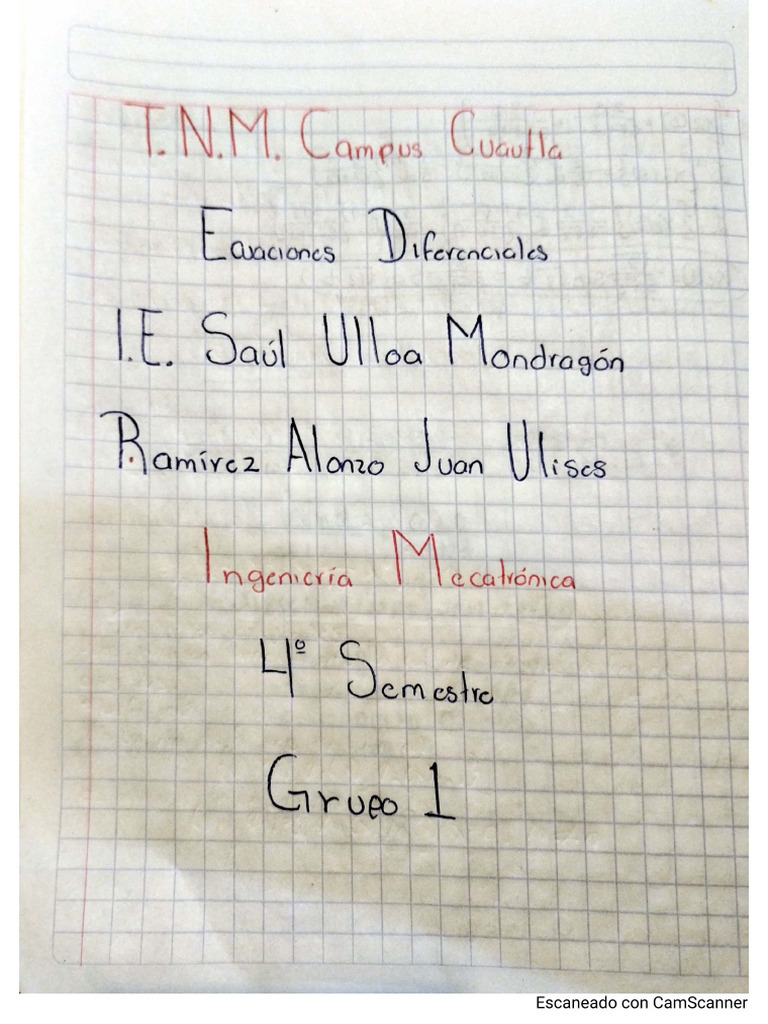 Ramírez Alonzo Juan Ulises T5 - ED | PDF