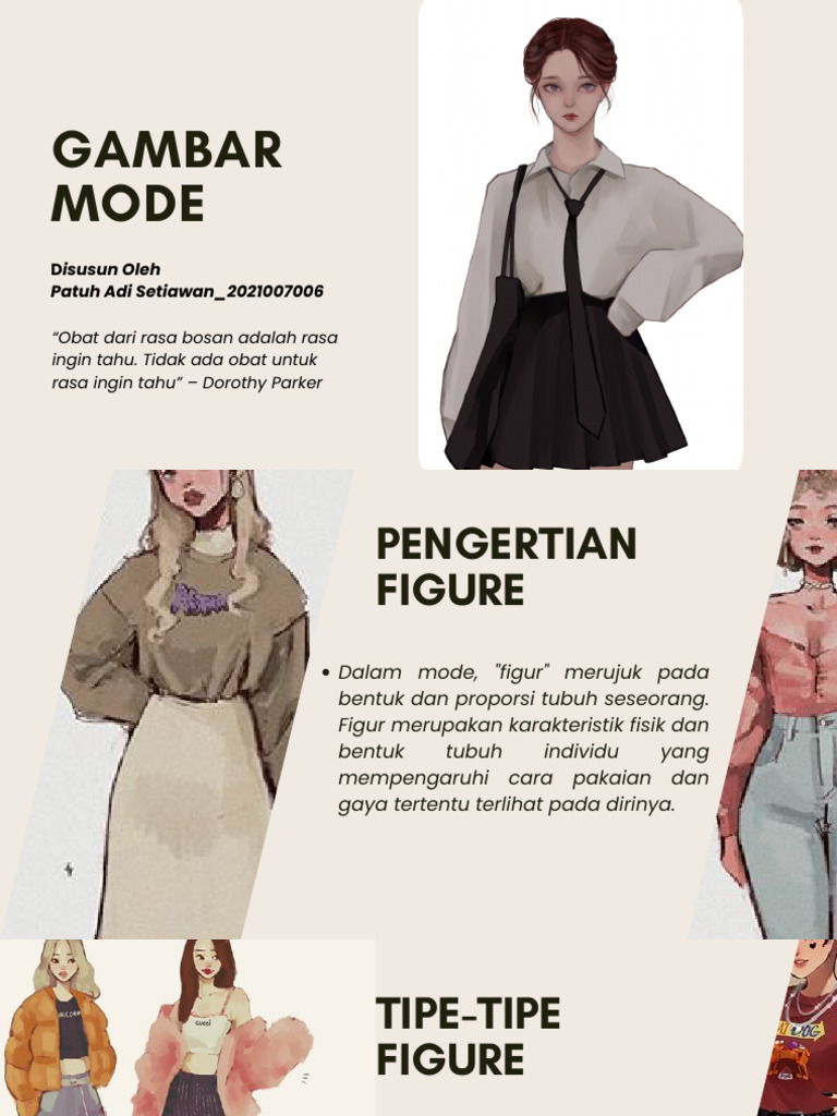 Proporsi Tubuh Wanita dalam Fashion | PDF
