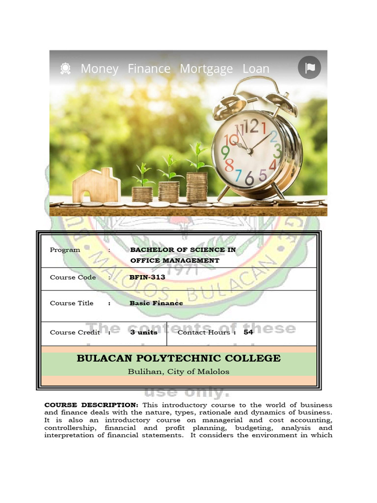 Topic 10 BFIN 313 | PDF | Bonds (Finance) | Stocks