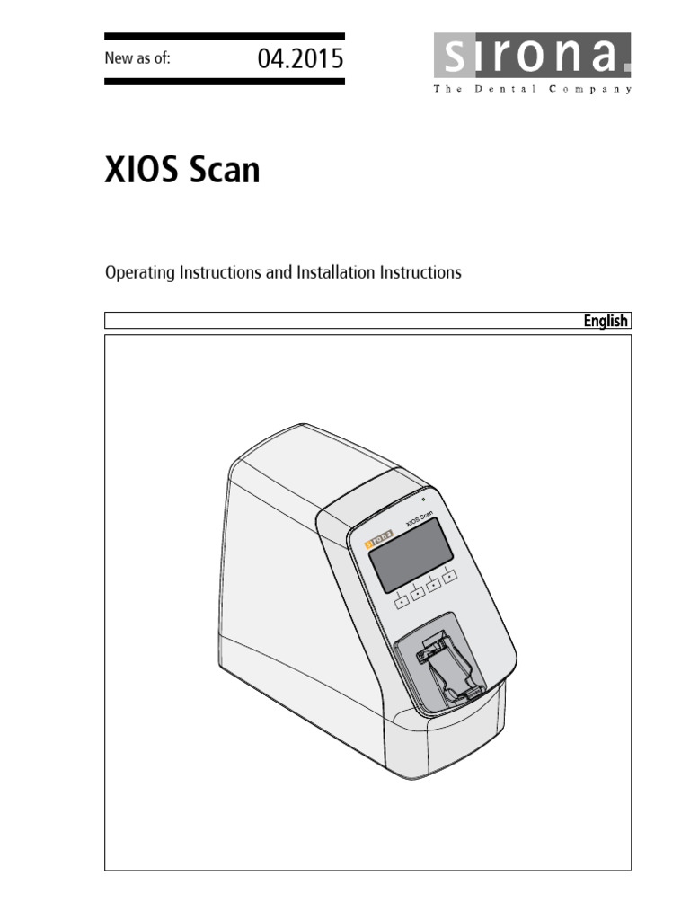 Ifu Sirona Xios Scanner | PDF